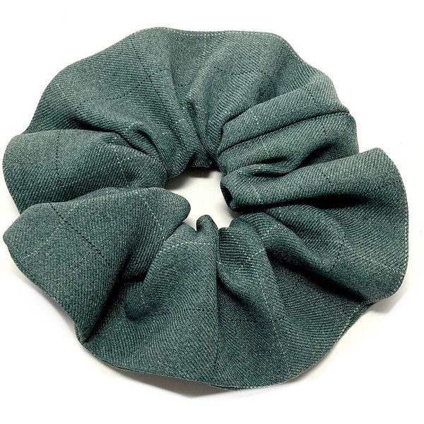 Floral Scrunchie, Handmade Unique Hair Ties, Zero Waste Recycled ...