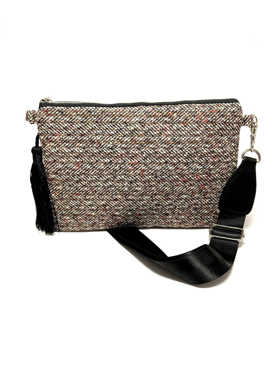 Woolen Bag With Tassel Unique Messenger Bag Eco Friendly - Etsy