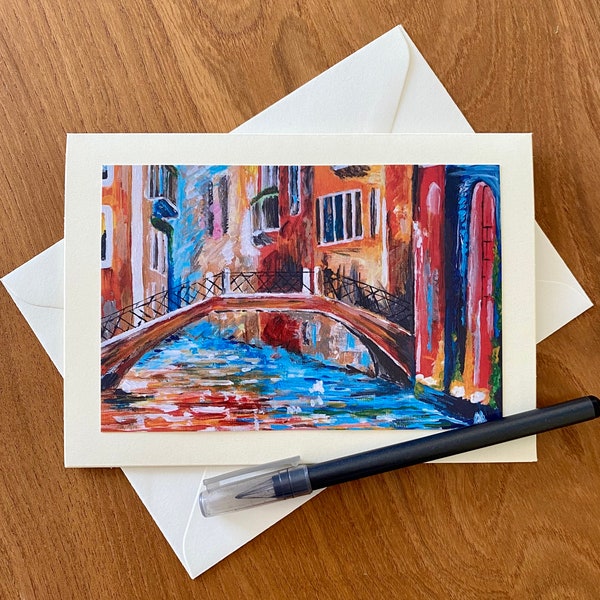 Venice Birthday Card - Etsy