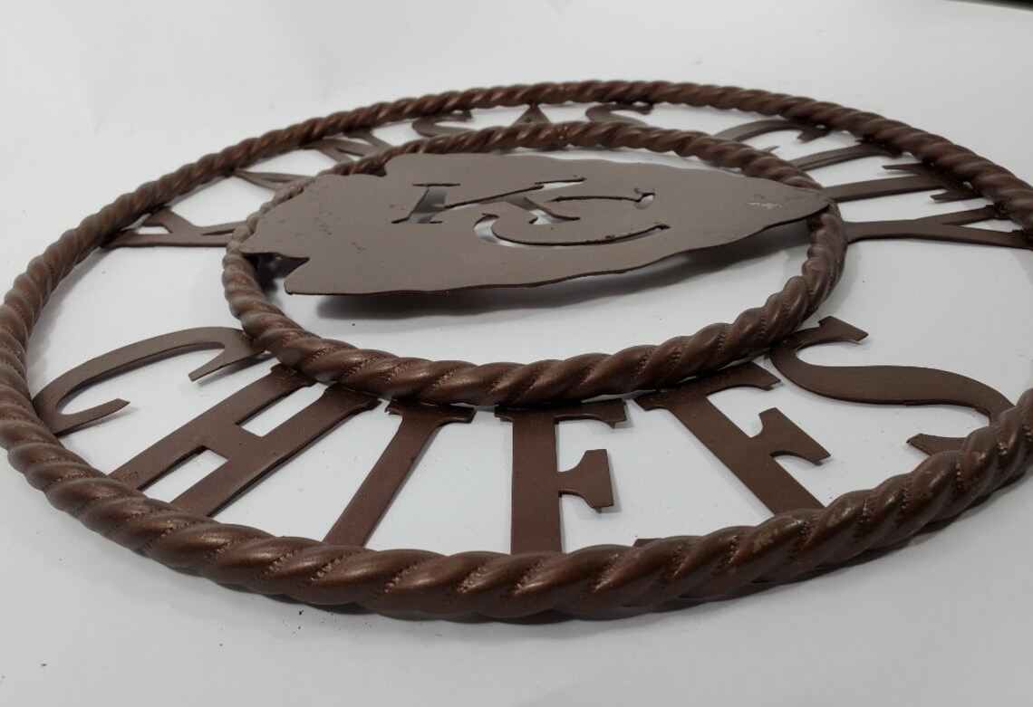 Kansas City Chiefs, Rustic Metal Sign, 3d, Hand Cut, Super Bowl 54, NFL ...