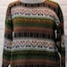 Alpaca Crew Neck Sweater Inca Pattern - SW078 (made in Peru) - Etsy