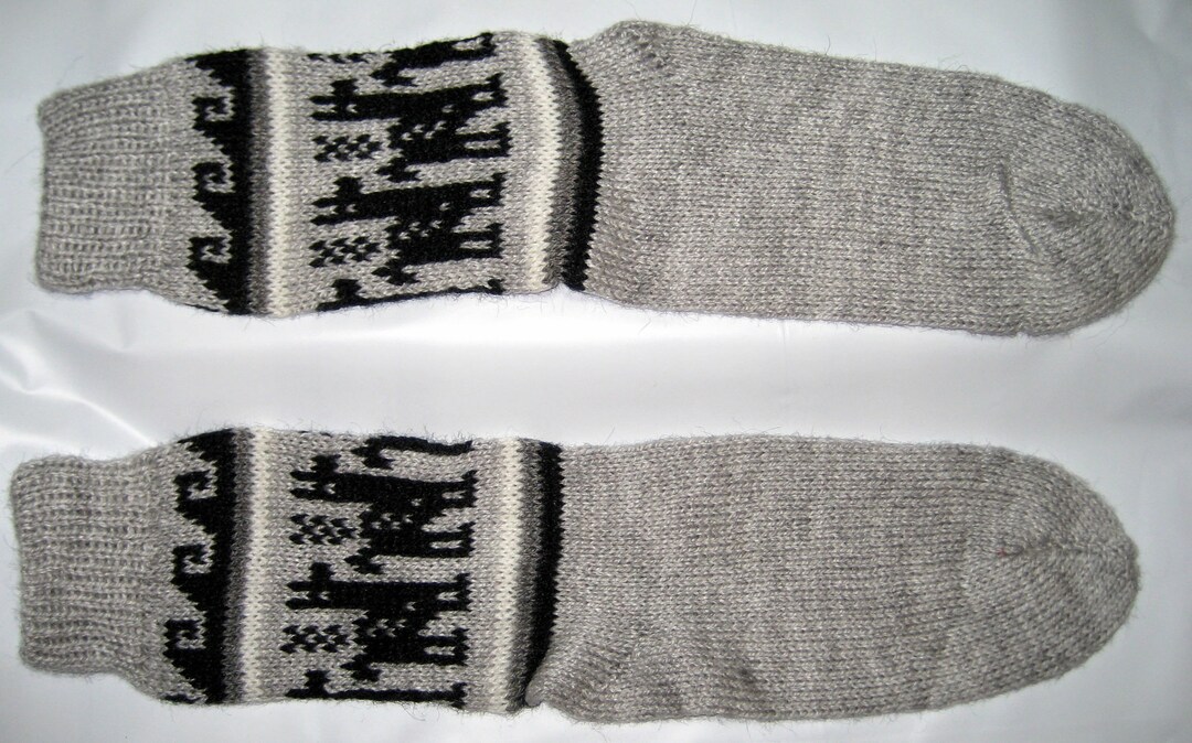 10 Pairs Peruvian Alpaca Socks Natural Colors - Etsy