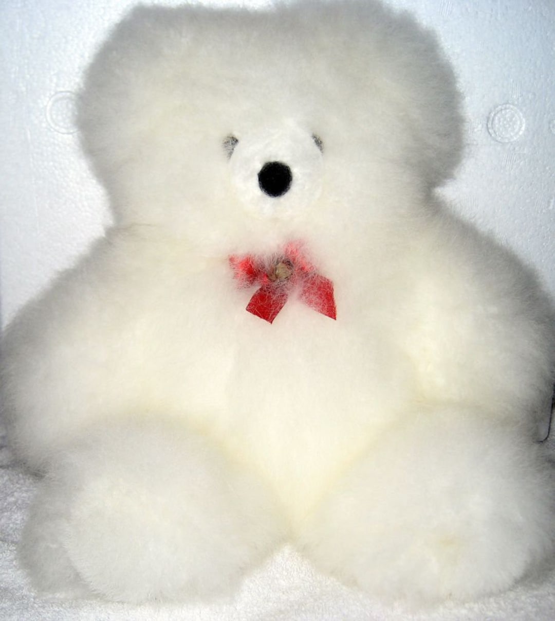 Teddy Bear. 100% Baby Alpaca Fur, Plushie Very Soft and Cute. Peruvian ...