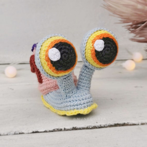Crochet Gary the Snail Toys & Games Stuffed Animals & Plushies Toys ...