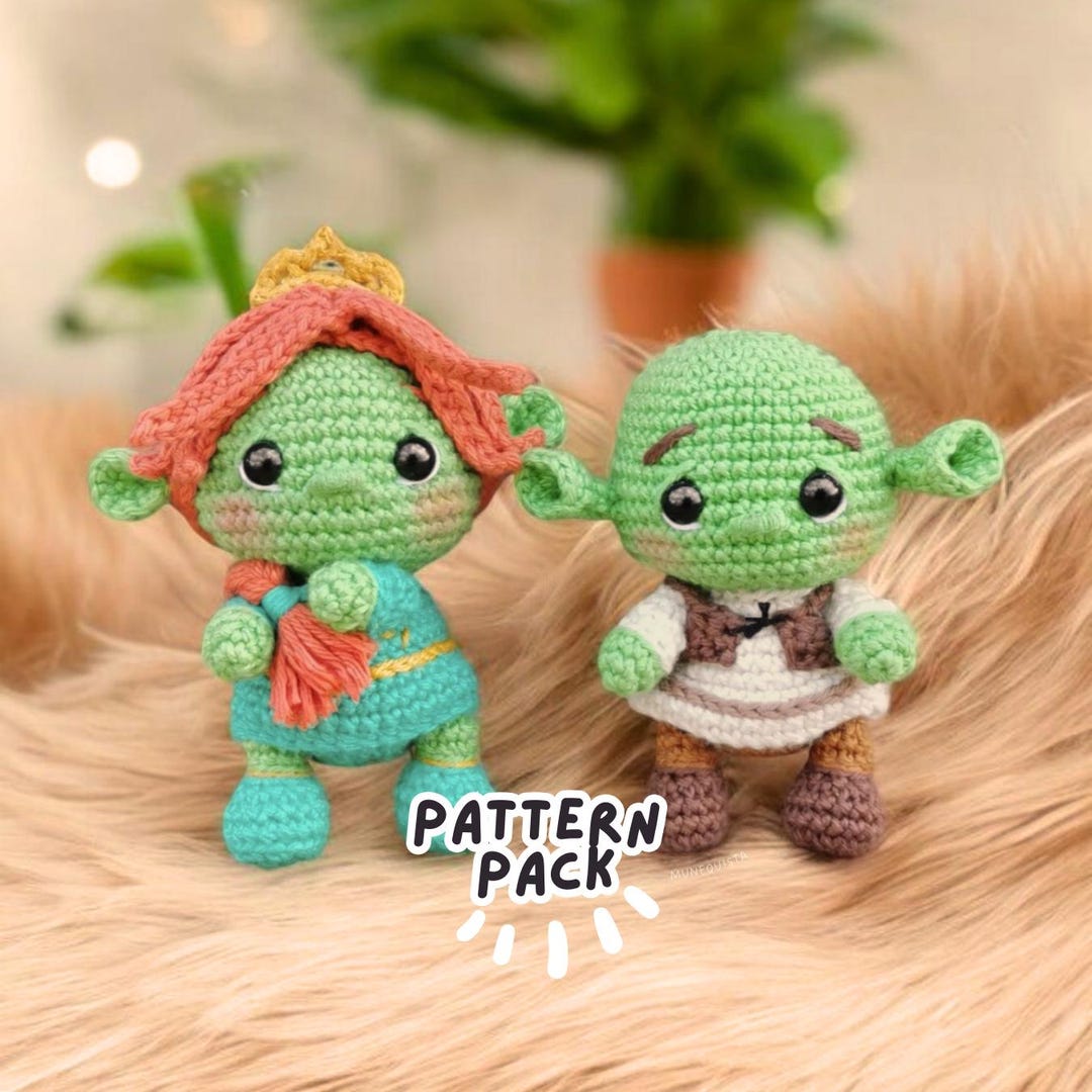 Ogre Crochet Pattern PDF – 2 Crochet Patterns Pack – English Spanish ...