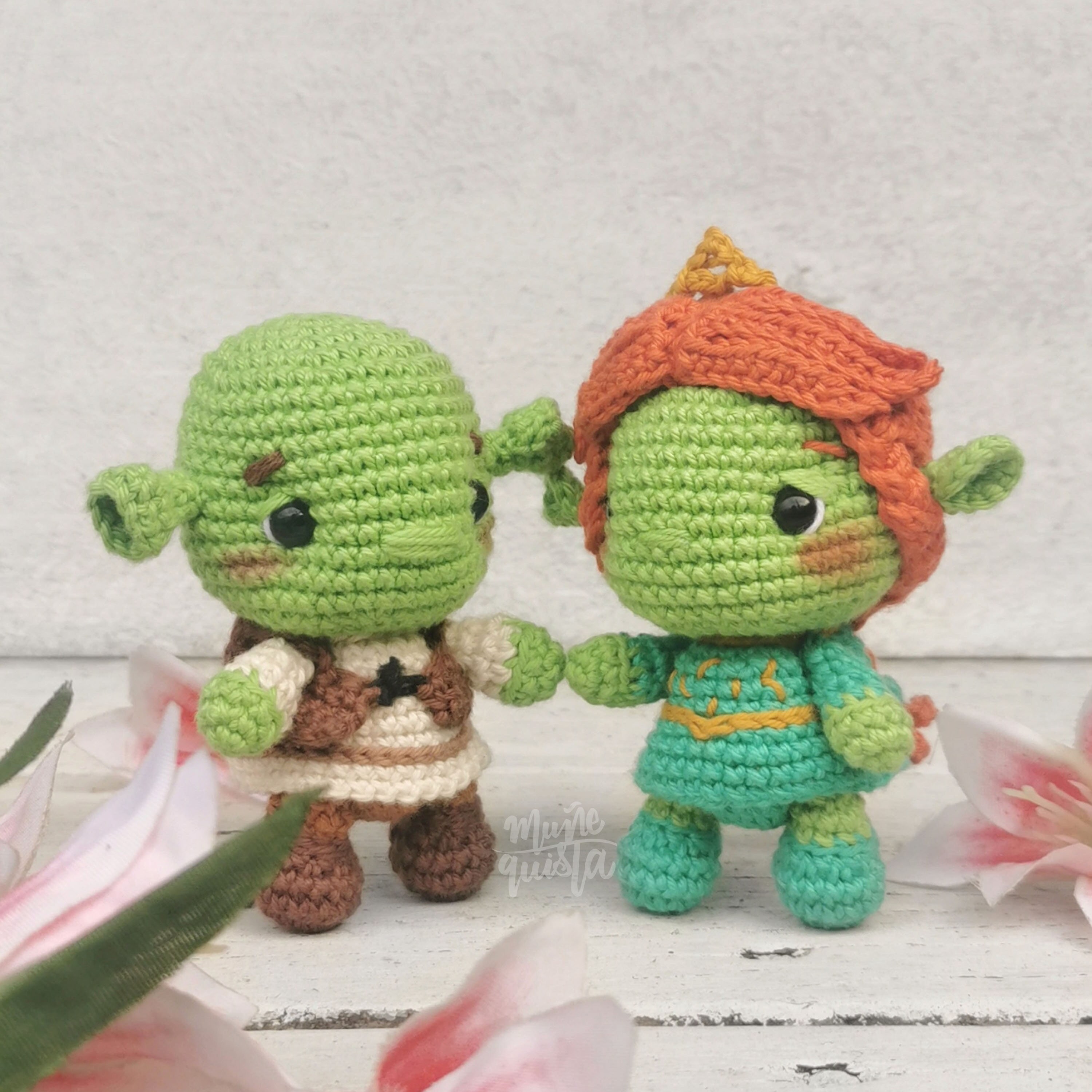 PACK Shrek Y Fiona Patrones 2 PDF Pattern esp/eng - Etsy UK