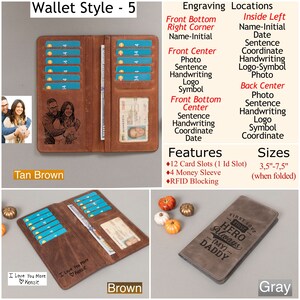 Super Hero Inspired Gift Men, Personalized Leather Bifold Wallet ID ...