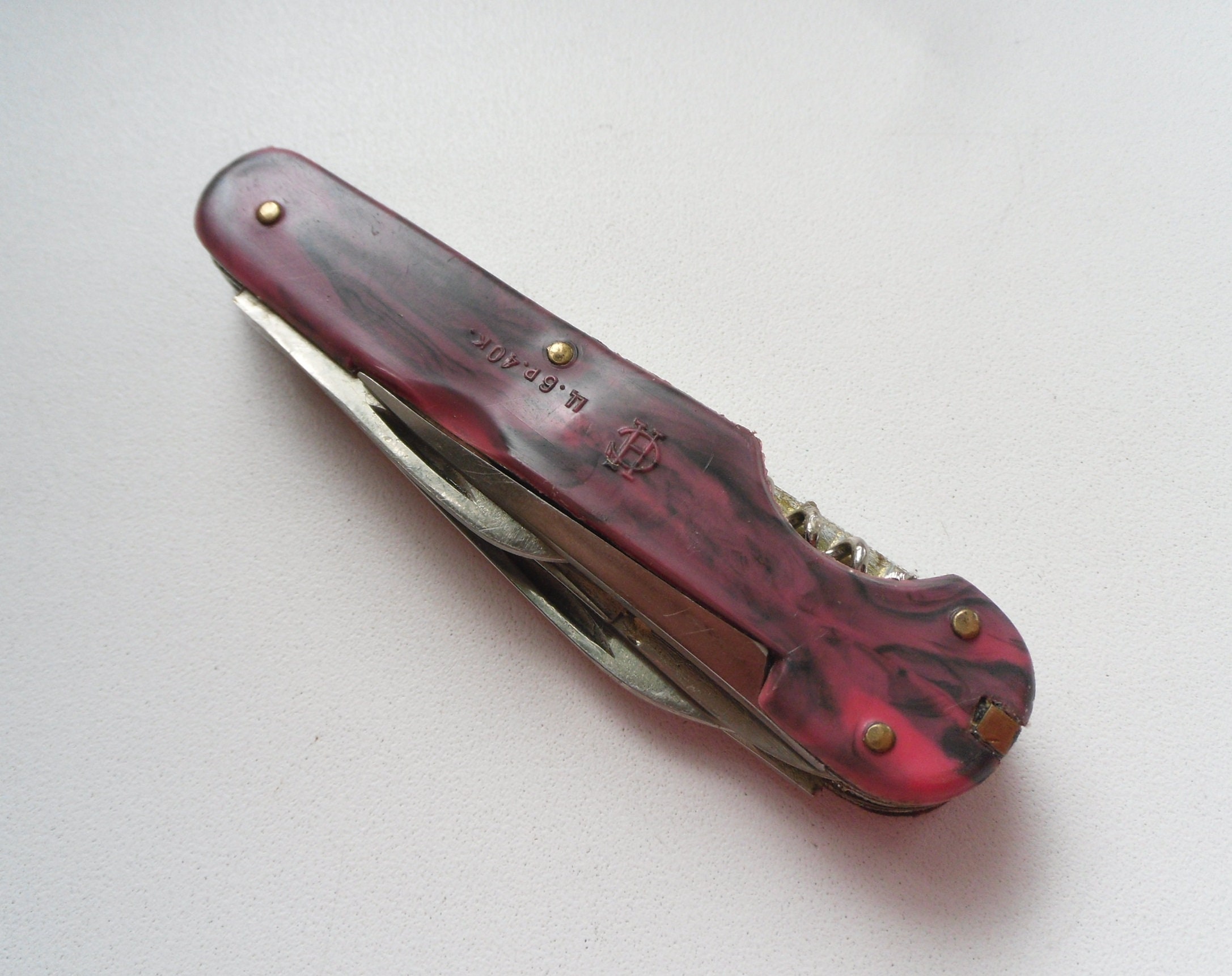 Vintage Folding Knife / Multi-tool in Cover. Original | Etsy