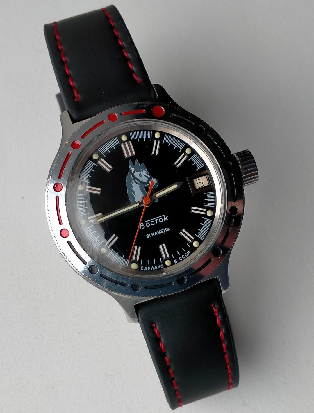 Vostok 2416B Automatic. Horse's Head. Amphibian/diver Watch. Original ...