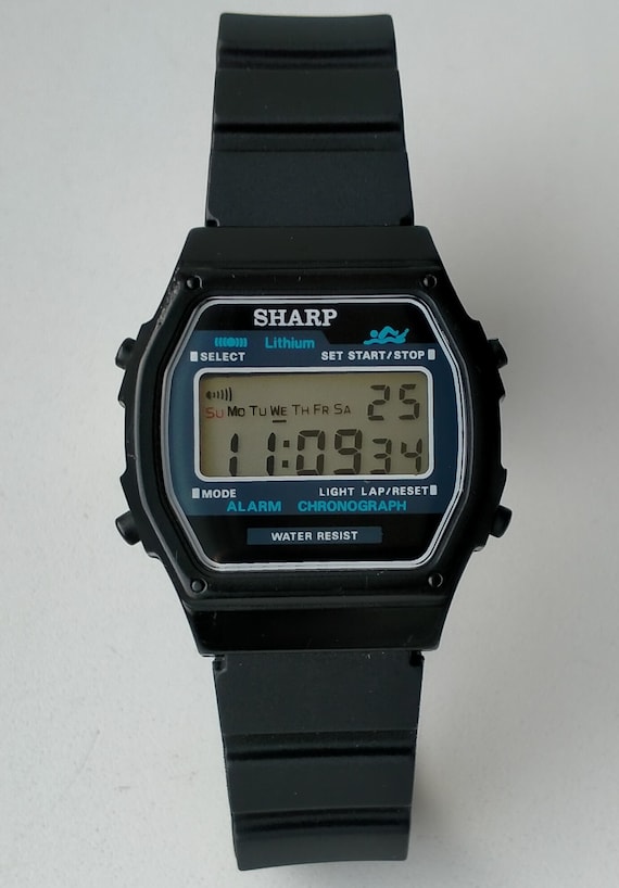 Sharp Lithium. Model 436302 Alarm Chronograph. Vintag… - Gem