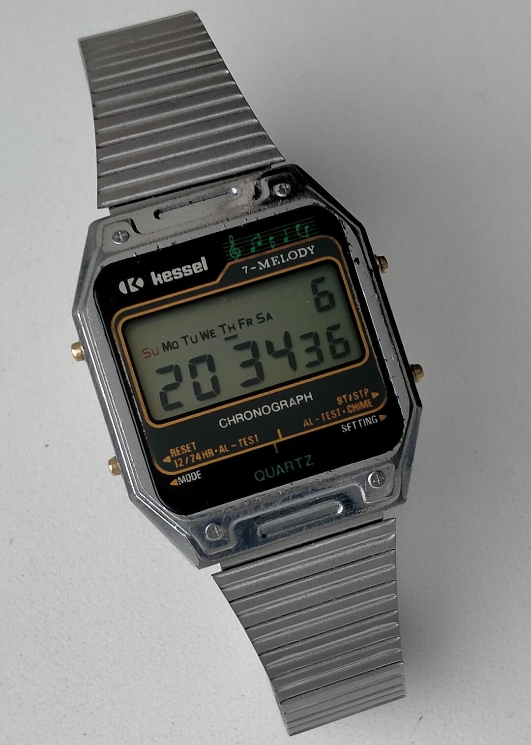 Kessel K92 R1 Chronograph Melody Alarm. Rare Model. Vintage Original ...