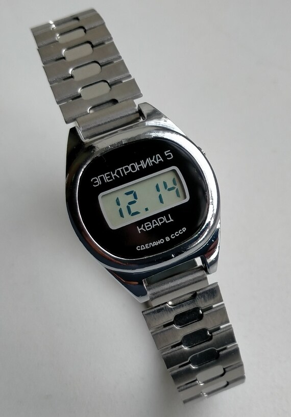 Vintage Watch ELEKTRONIKA 5, Soviet digital quartz Wr… - Gem