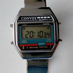 Convoy PF PAM352 Chronograph Melody Alarm. Vintage Original Digital ...