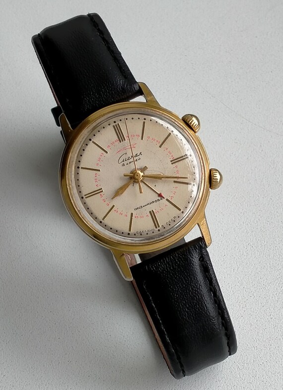 poljot alarm gold plated - Gem