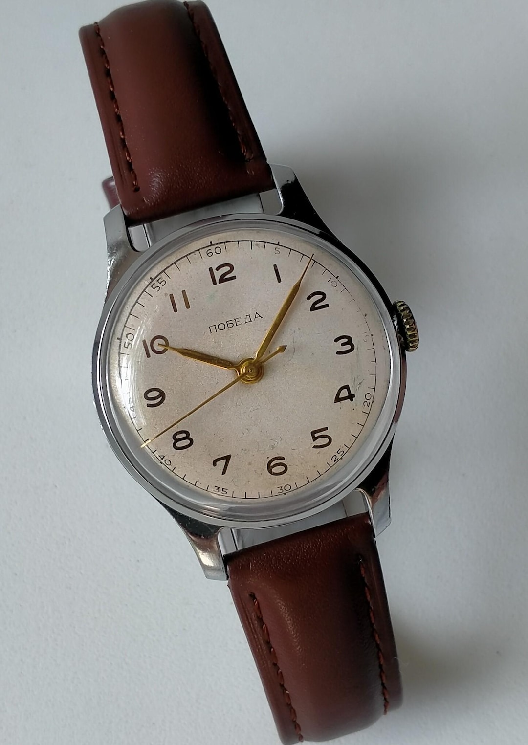 Pobeda 2608. Model CHN-38K. Vintage Original Soviet Classic Mechanical ...