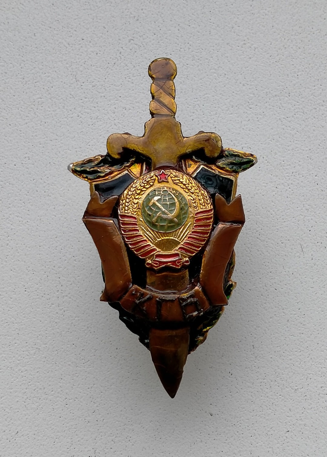 Border Guard KGB USSR. Demobilization Commemorative Badge. Handmade ...