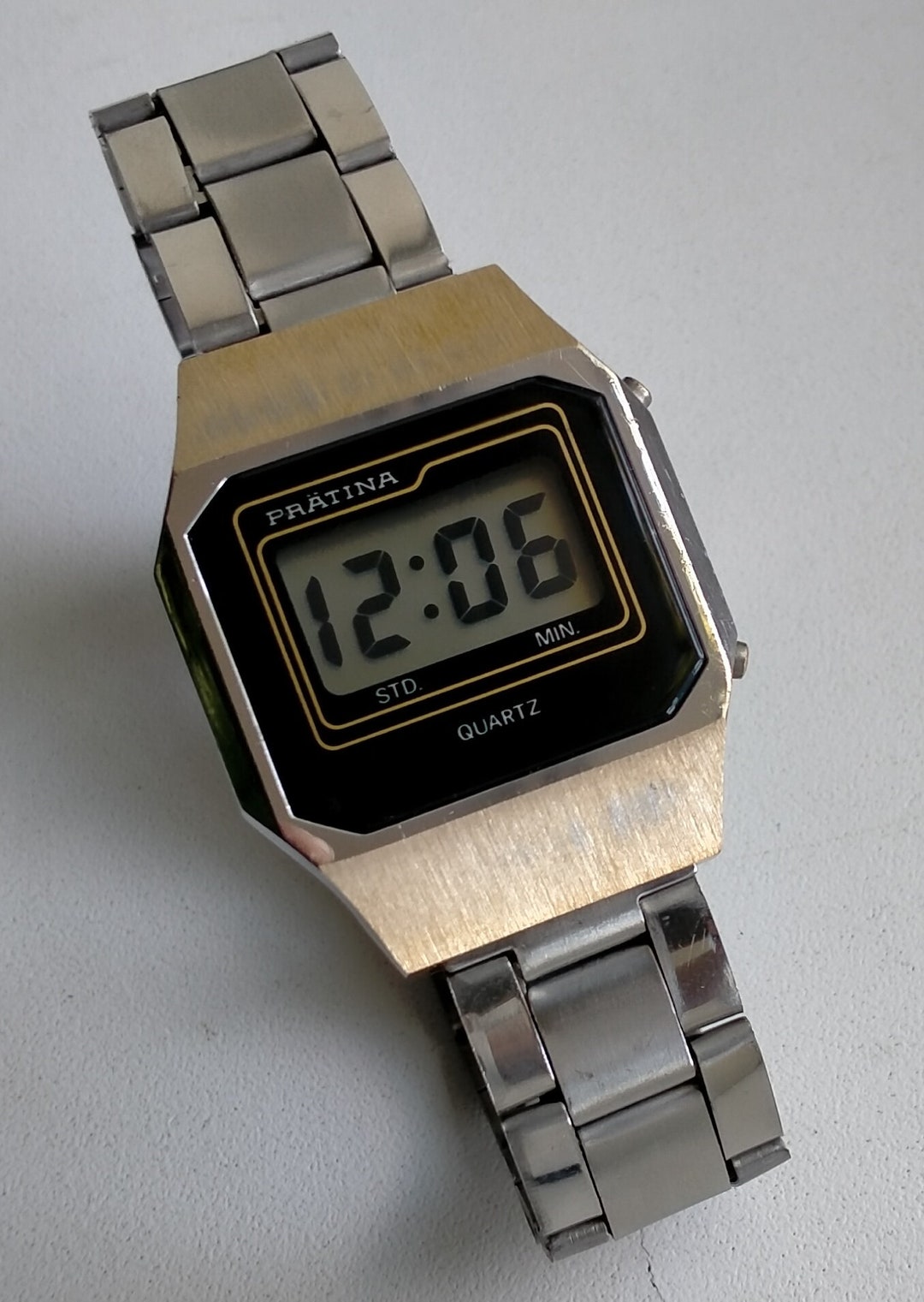 Pratina Quartz. Vintage Original Early Digital Watch. 1970s Early 1980s ...