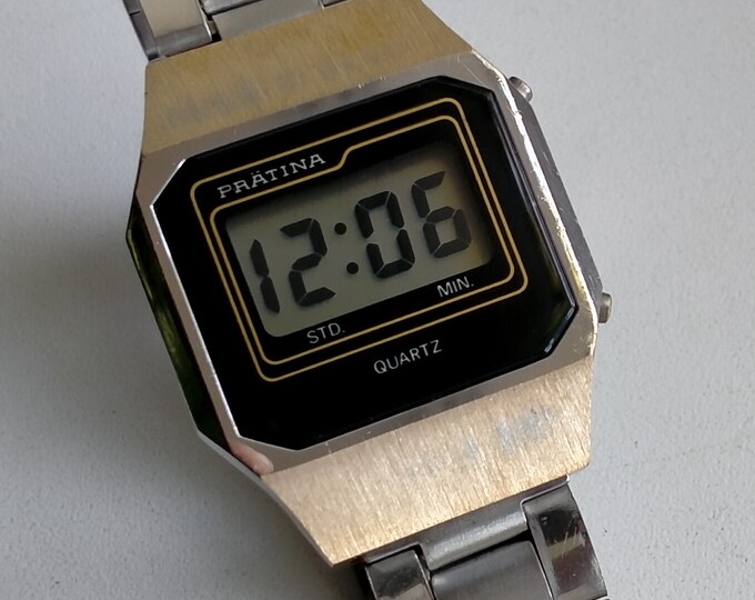 Pratina Quartz. Vintage Original Early Digital Watch. 1970s - Early ...