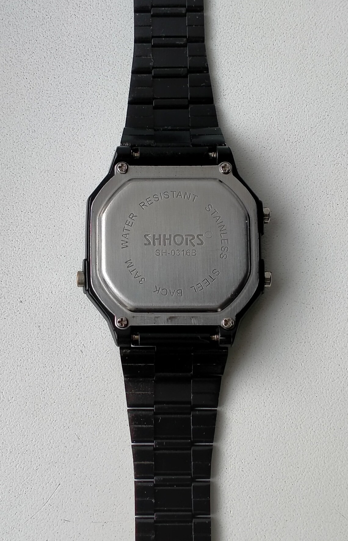 SHHORS SH-0316B Alarm Chronograph. Water Resistant. Original Vintage ...