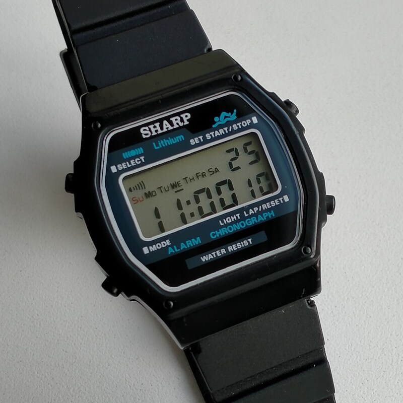 Mens Digital Vintage Watch - Etsy