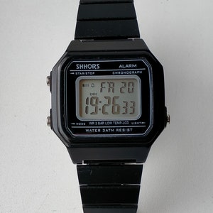 SHHORS SH-0316B Alarm Chronograph. Water Resistant. Original Vintage ...