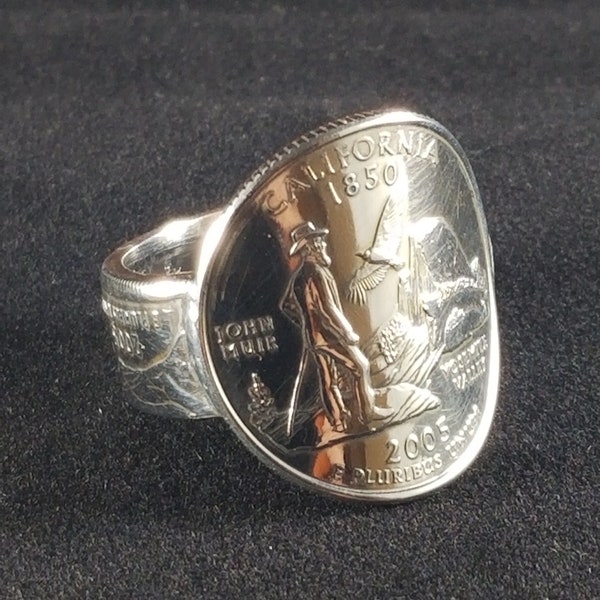 State Quarter Ring - Etsy