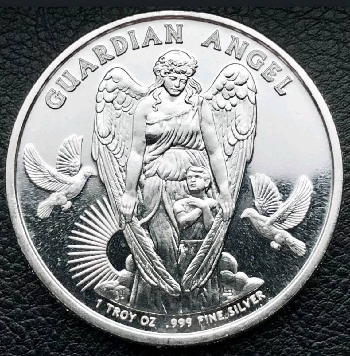 Guardian Angel Ringpeace Doves Ringchristian Ringprotection | Etsy