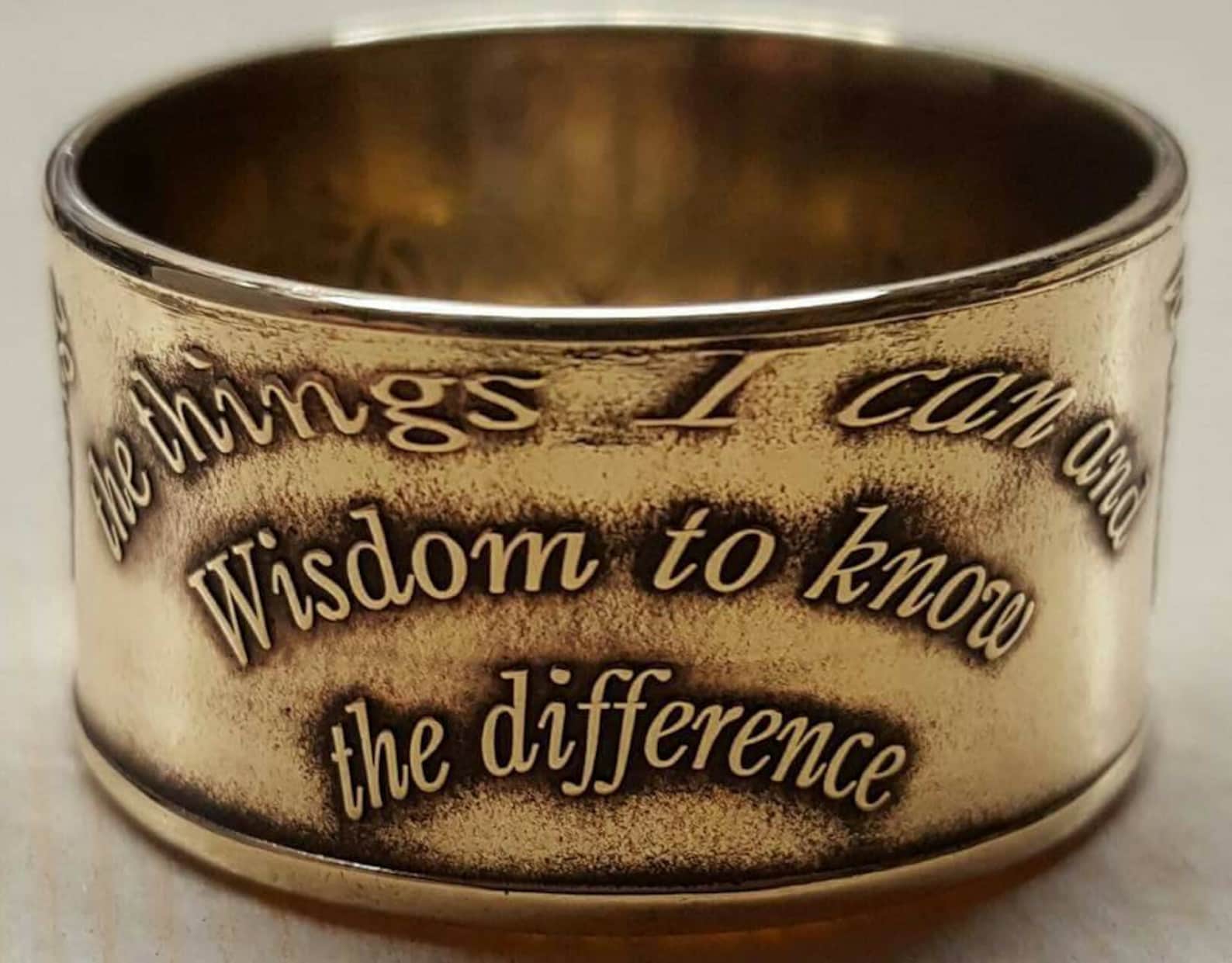 Serenity Prayer Ring - Etsy