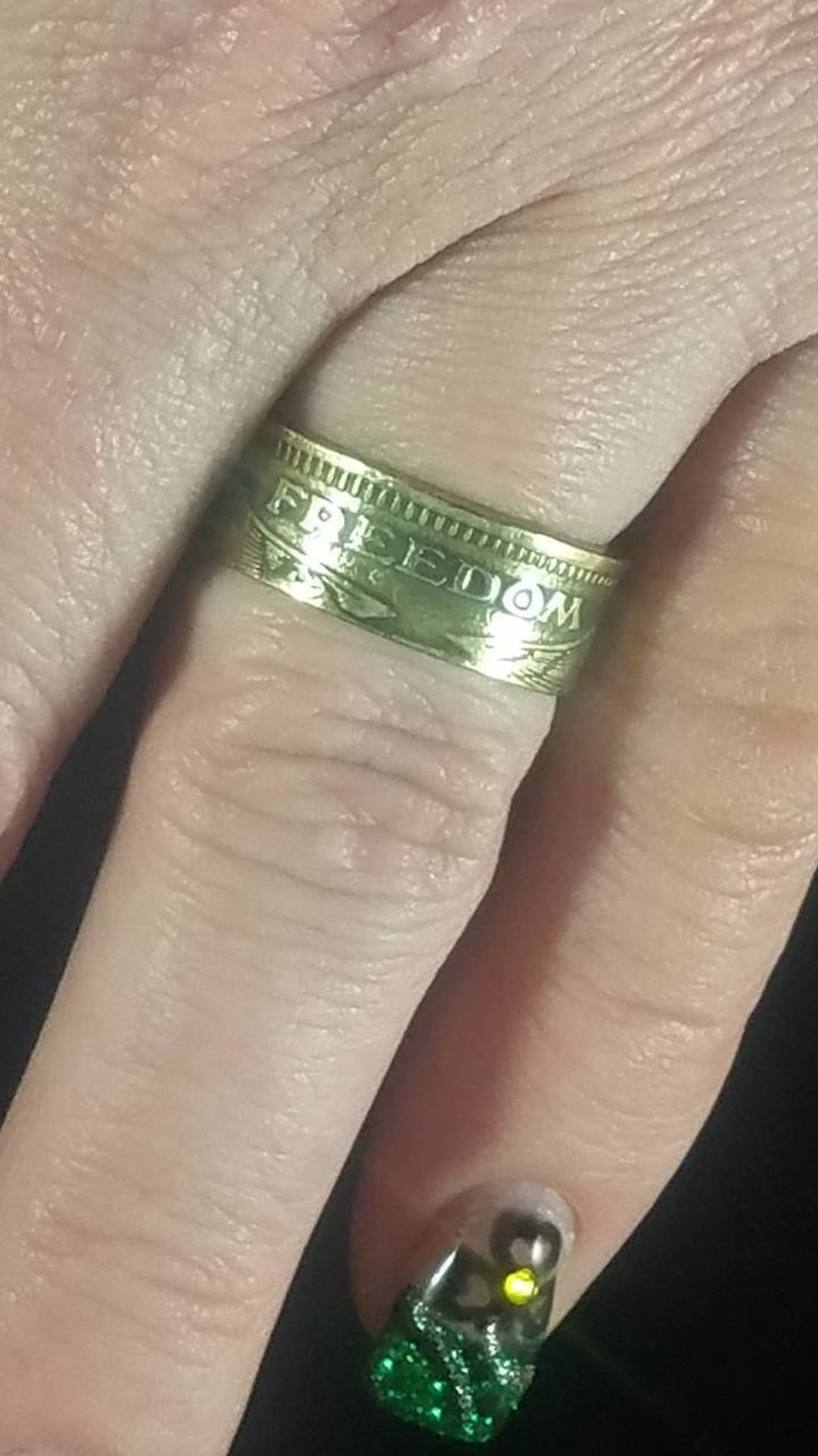 Freedom Eagle Ringvintage Token Ringbrass Ringelegant | Etsy