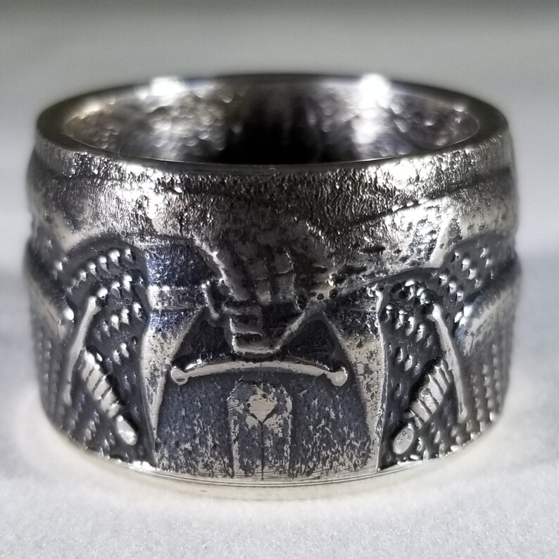Silver Armor of God Ring - Etsy