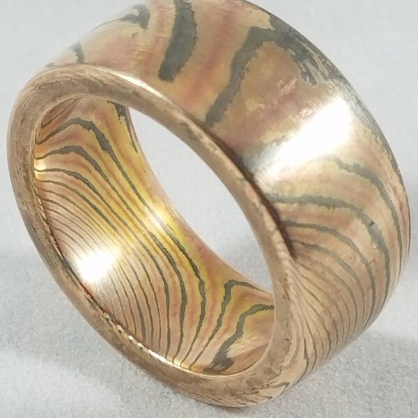 Mokume Gane Gold - Etsy