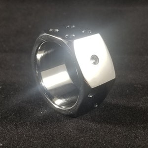 Stainless Steel Dice Ring - Etsy