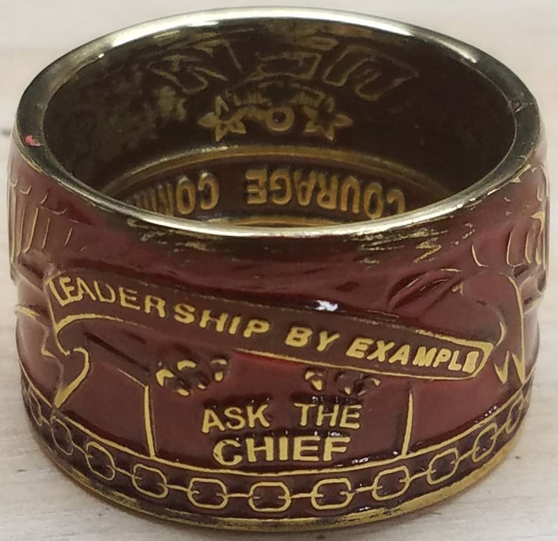 Custom Challenge Coin Ring - Etsy