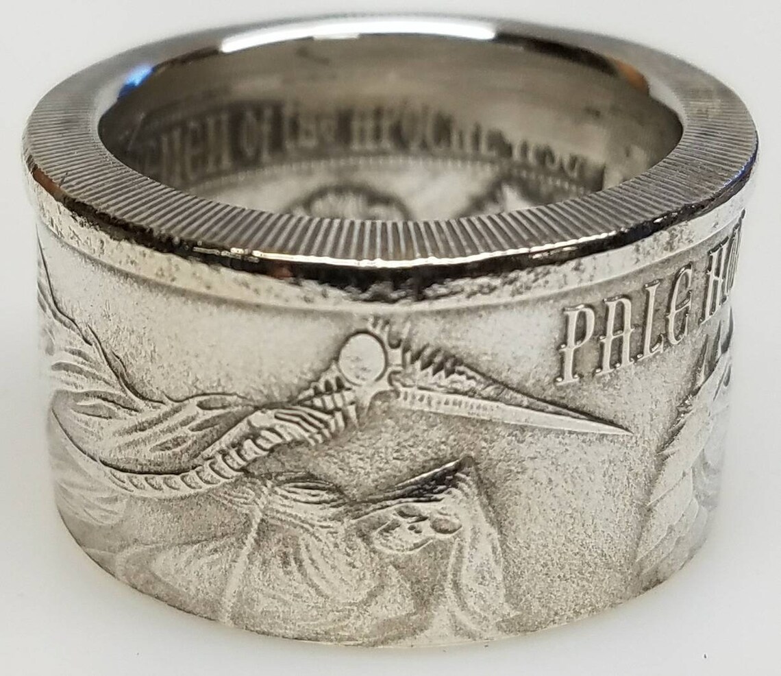 Grim Reaper Ringpale Horse of Death Ring Silver Grim Reaper - Etsy