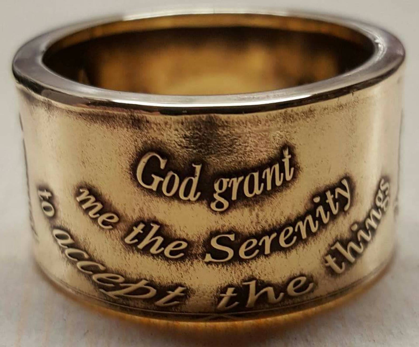 Serenity Prayer Ring - Etsy