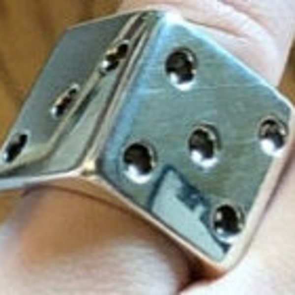 Solid Silver Dice - Etsy