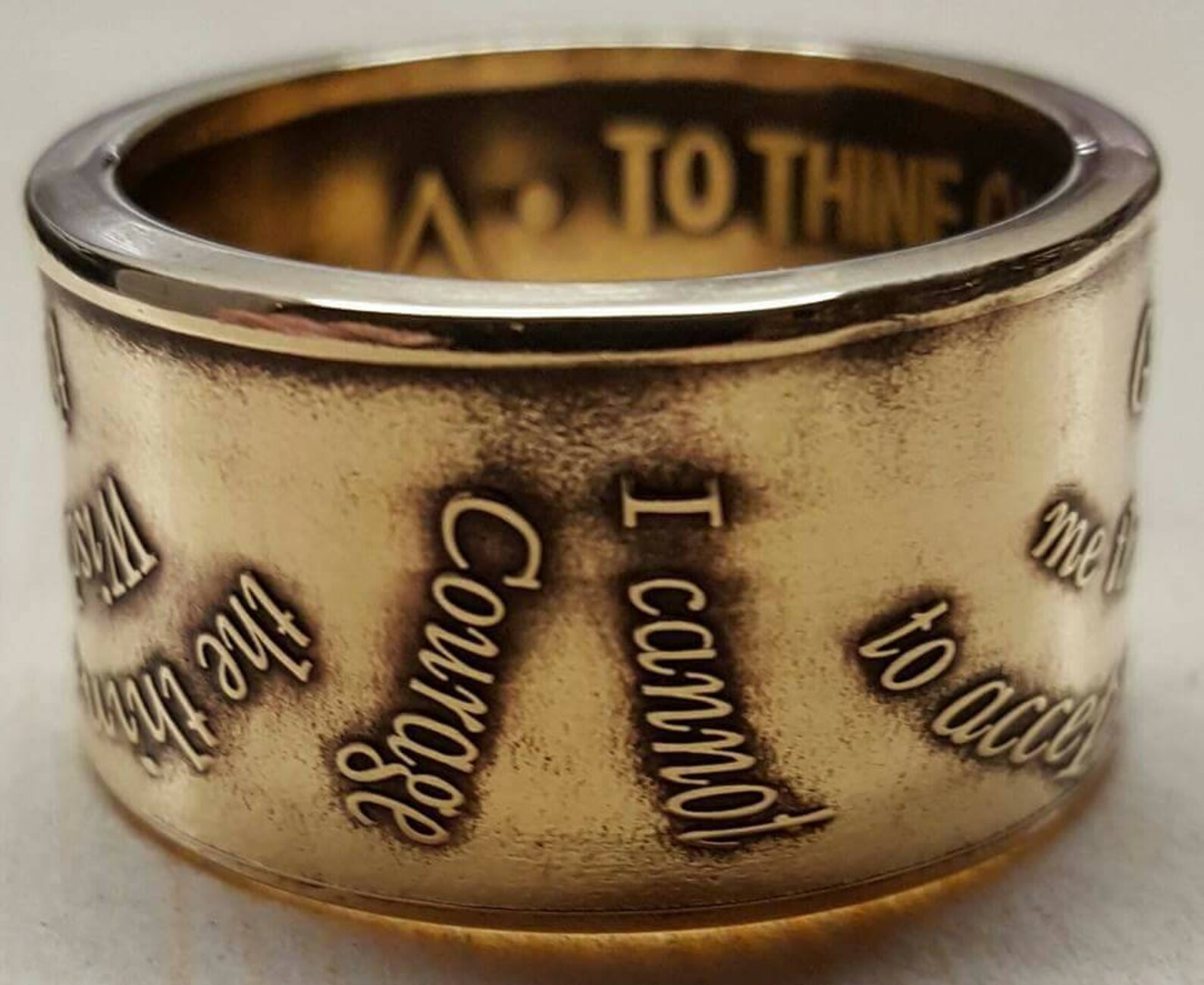 Serenity Prayer Ring - Etsy