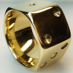LUCKY DICE RING - Etsy