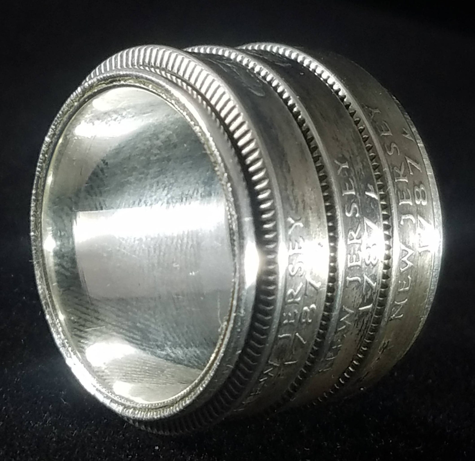 Custom Four Coin, Three Spinner Rings, Coin Ring. - Etsy