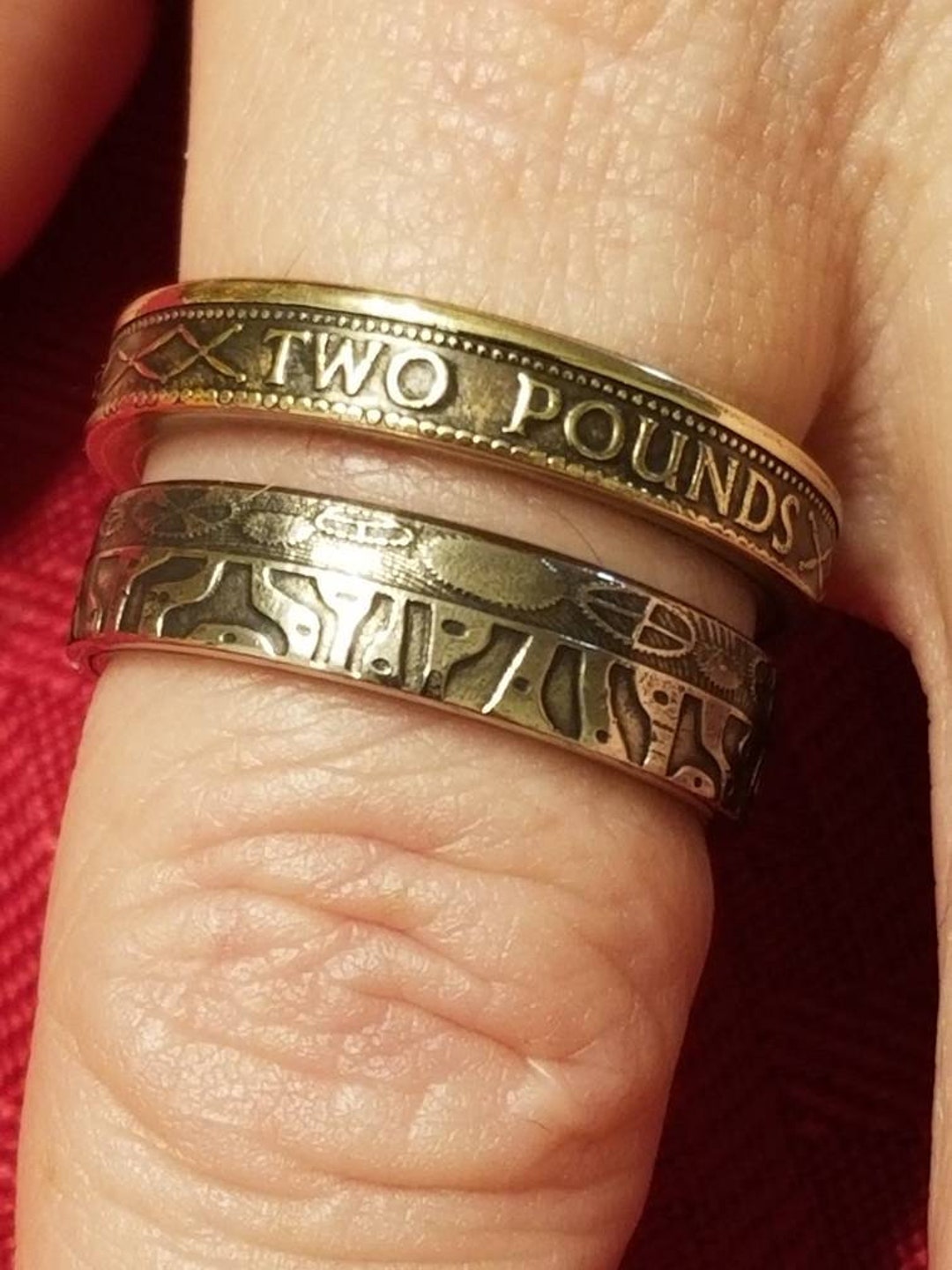 Two Pounds, Two Rings! - Etsy