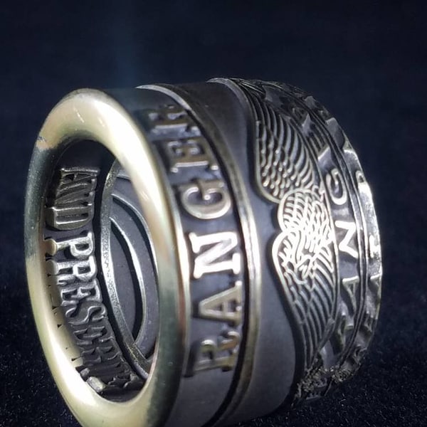 Challenge Coin Ring - Etsy