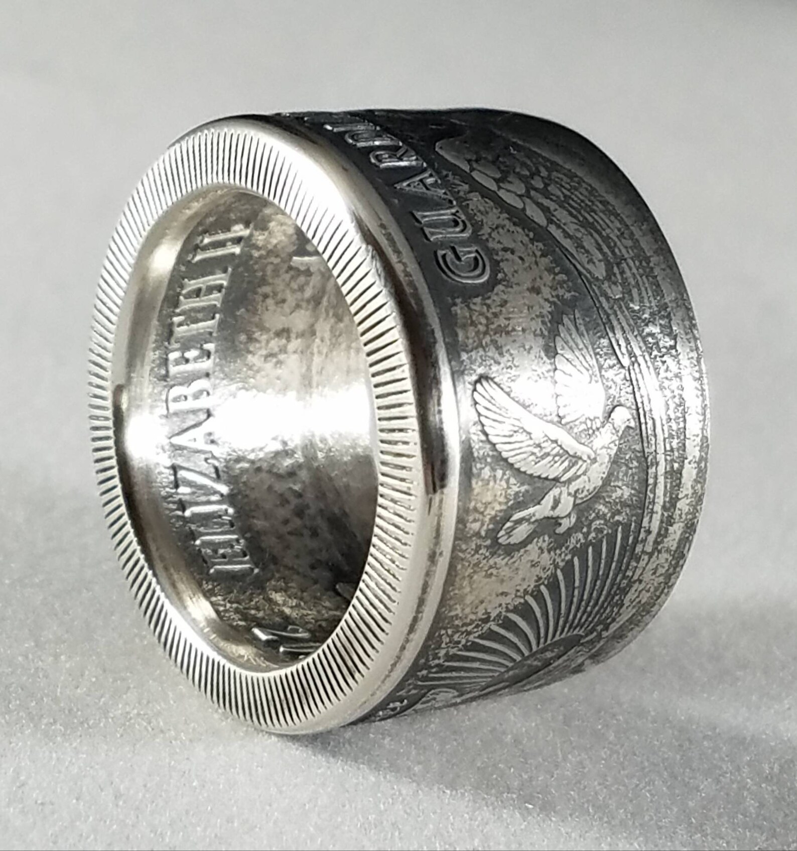 Guardian Angel Ring*peace Doves Ring*christian Ring*protection Ring ...
