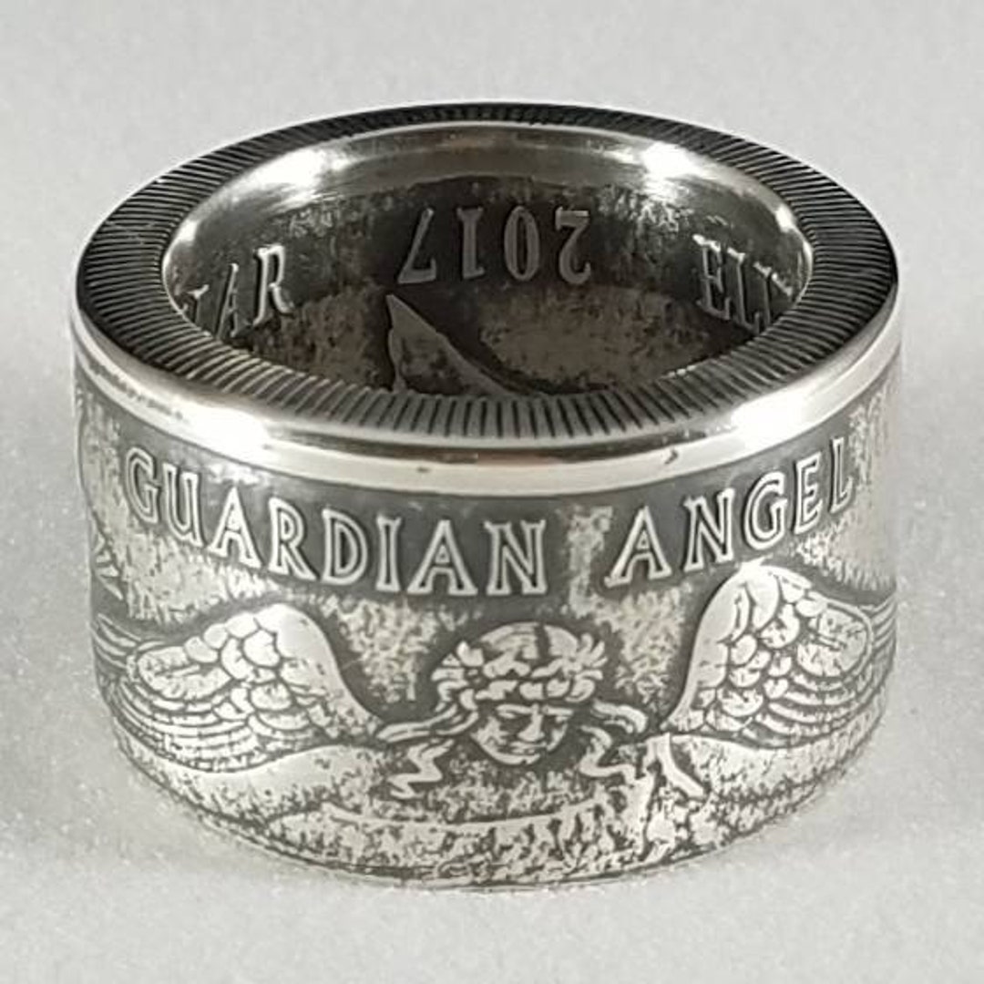 Guardian Angel Ring*peace Doves Ring*christian Ring*protection Ring ...