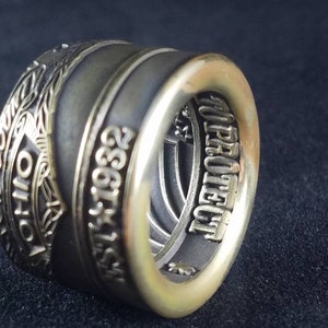 Custom Challenge Coin Ring - Etsy
