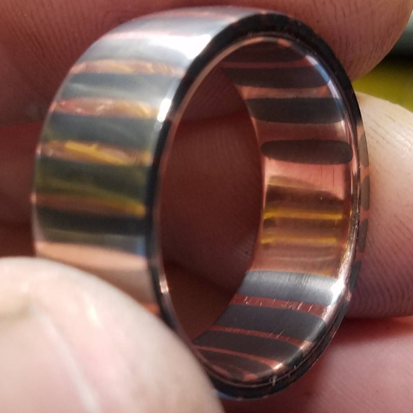 Super Conductor Ringnibium Titanium and Copper Ring - Etsy