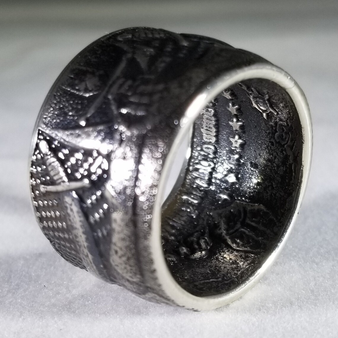 Silver Armor of God Ring - Etsy