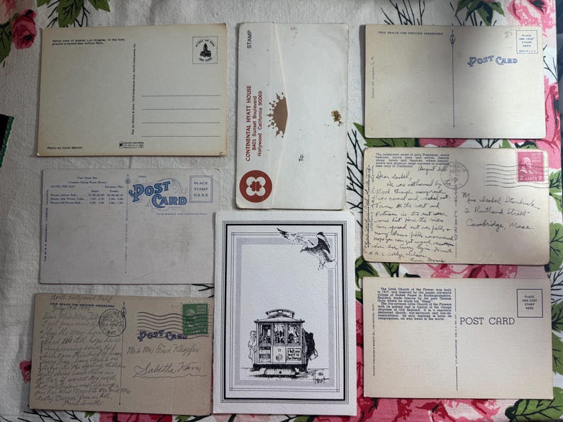 Vintage Curated 16 Post Card Lot California Vacation Tourist Hollywood ...