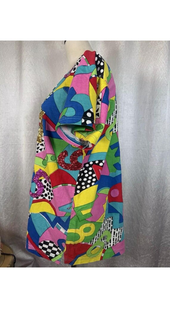 Vintage & Retro Sz Vibrant Pop Art Graphic All Over P… - Gem