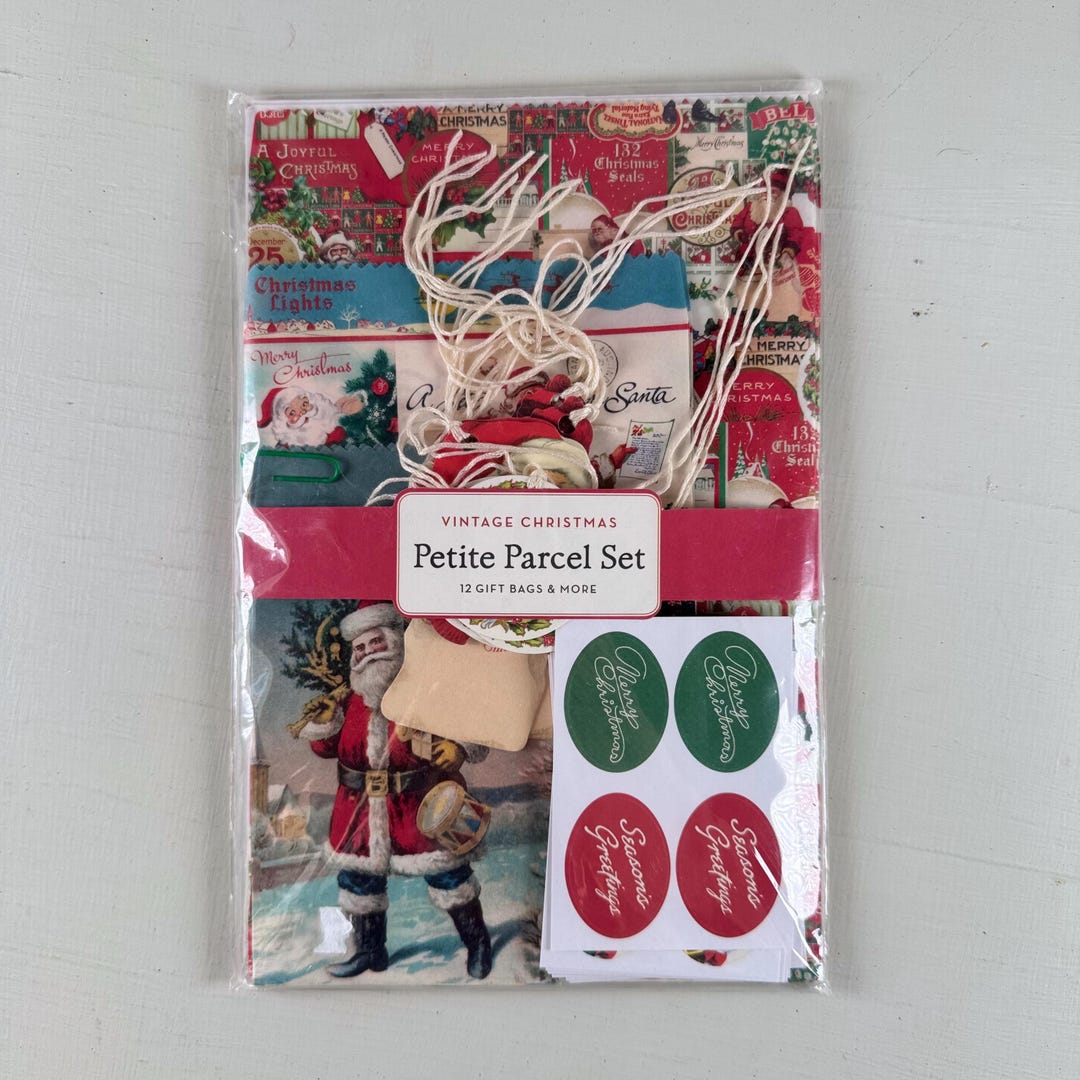 Junk Journal Ephemera Lot Die Cut Paper Scrap Christmas Petite Parcel ...