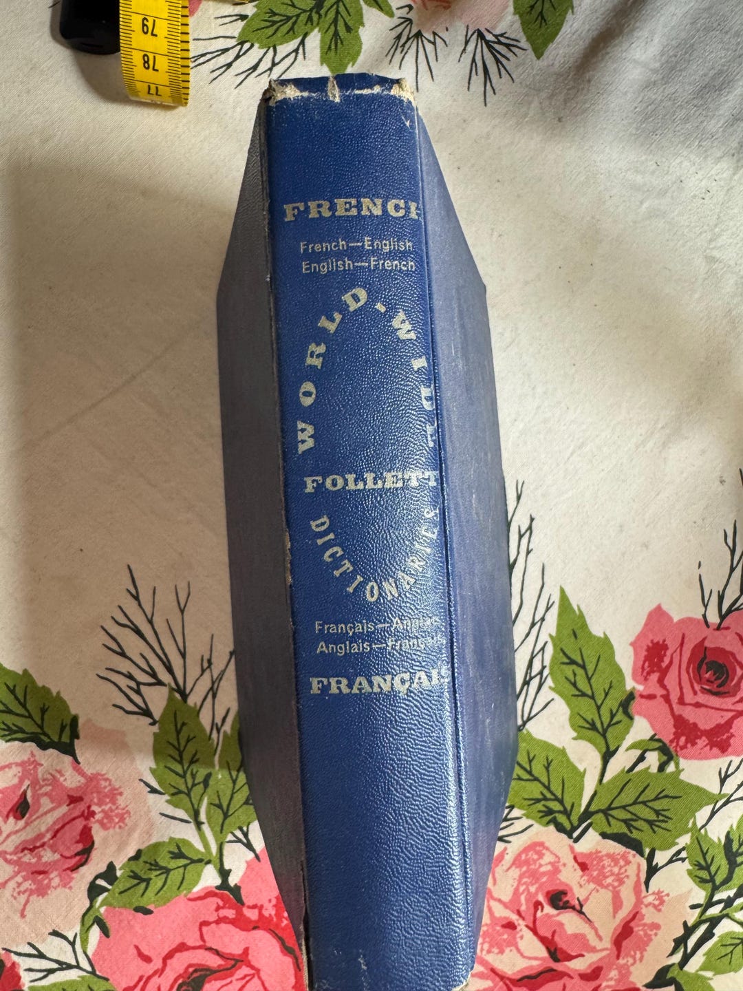 Vintage Follett French English Dictionary Nice Paper School Text Work ...